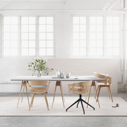 Design House Stockholm Wick Armchair Frame Wood | AmbienteDirect Design House Stockholm Wick Armchair Frame Wood | AmbienteDirect