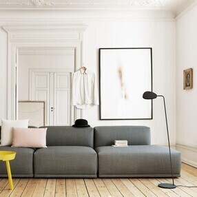 Muuto Connect Lounge Sofa und Ottoman | AmbienteDirect