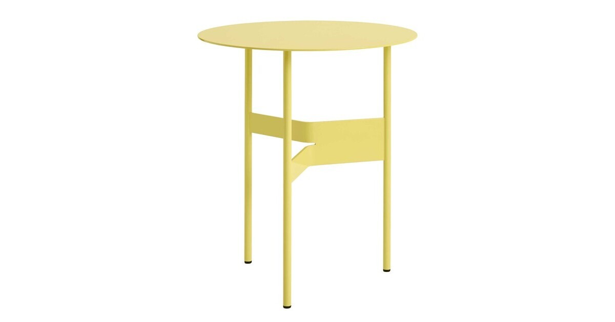 Yellow side table outdoor store