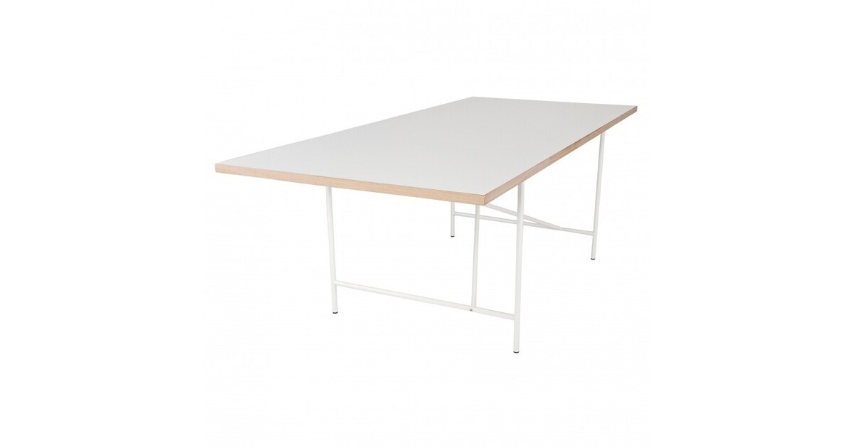 Richard Lampert Eiermann 1 tafel 200x90cm onderstel midden | AmbienteDirect