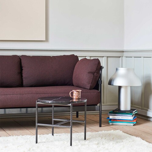 HAY Rebar Side Table Marble Ø45cm | AmbienteDirect