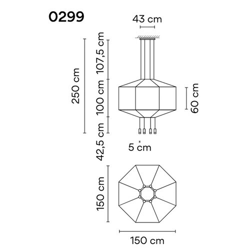 Vibia Wireflow 0299 LED Suspension Lamp | AmbienteDirect